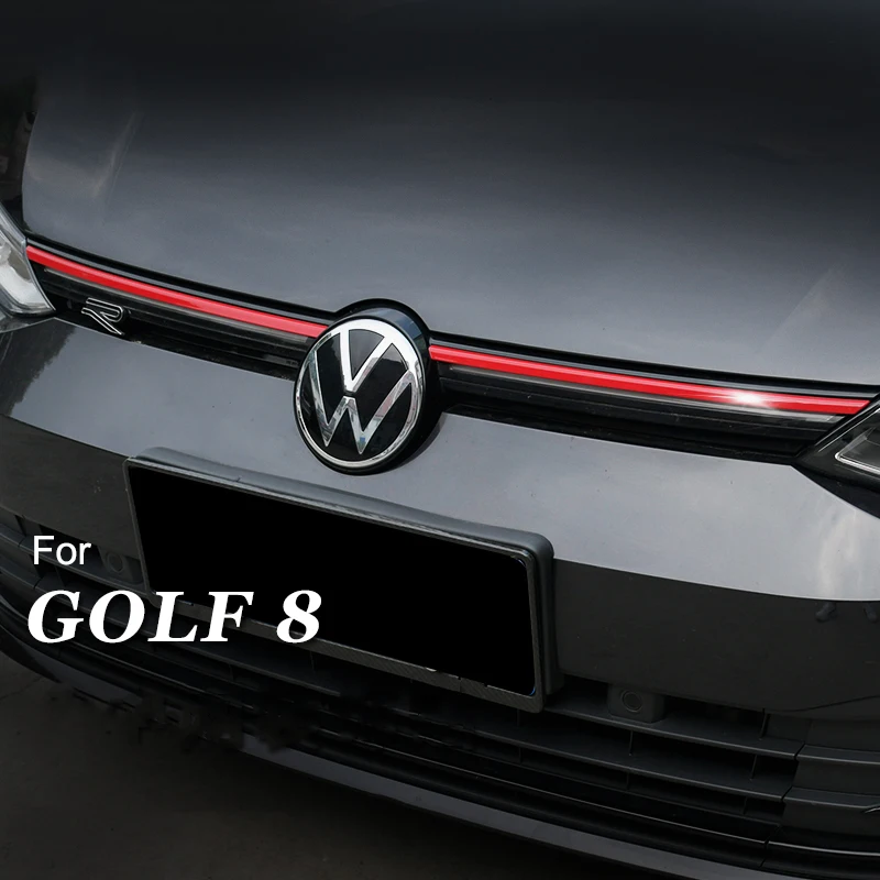 Car-Front-Bumper-Grille-Grill-Strip-Trim-Cover-for-VW-Golf-8-MK8 ...