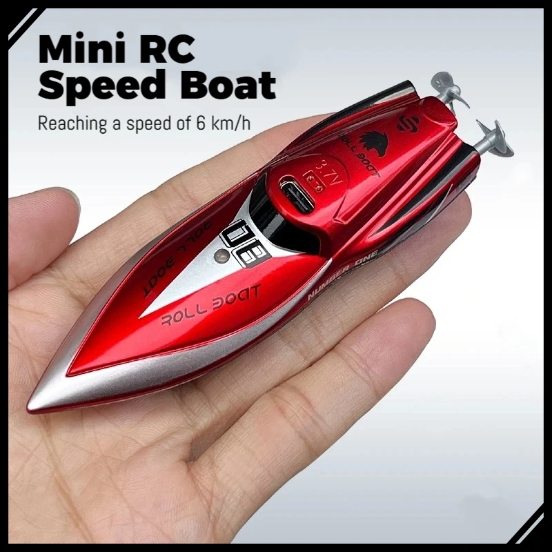Mini 6km/h Coke Can RC Boat 2.4G High Speed Remote Control Submarine ...
