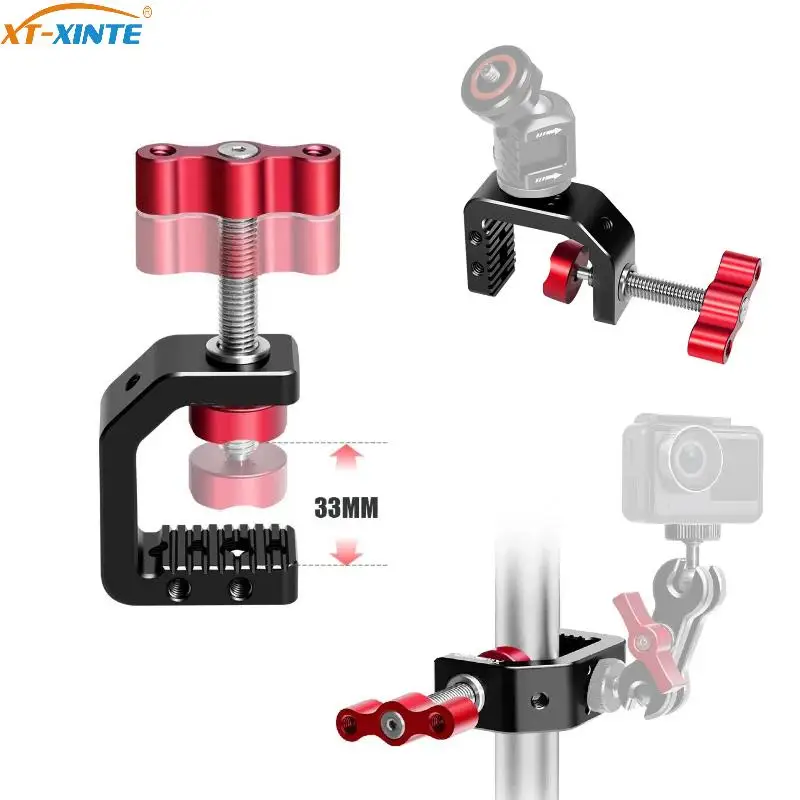 Multi-function Super Clamp 1/4 3/8" Hole for GPS Phone Holder Monitor ...