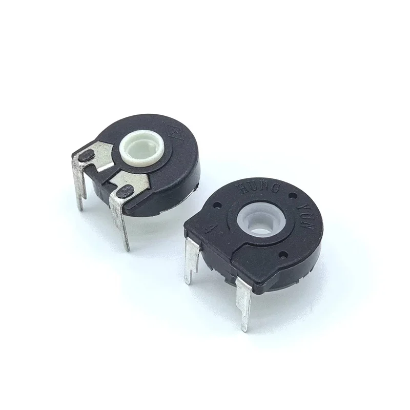 Potenci-metro-ajust-vel-pt15-3pin-horizontal-eixo-remov-vel-ou-volante ...