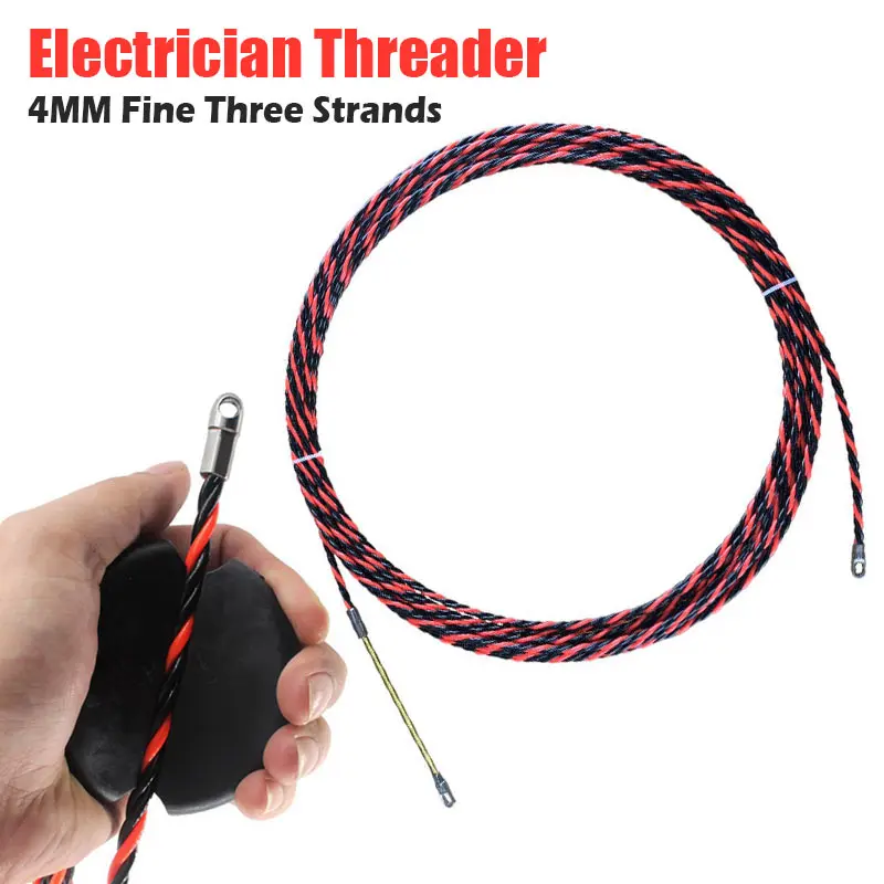 20-Meters-Wire-Threader-Plumber-Puller-Fish-Tape-4mm-Pull-Wire-Cable ...