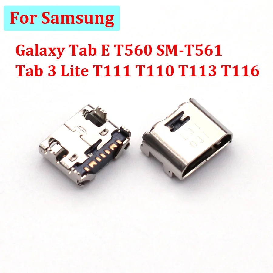 10-100pcs 7 Pin USB Charger Connector Mobile Charging Port For Samsung ...