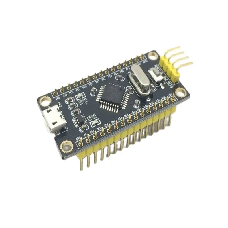 STM8S Development Board STM8S105K4T6 Core Board MCU Learning Board Small System Board Gold ...