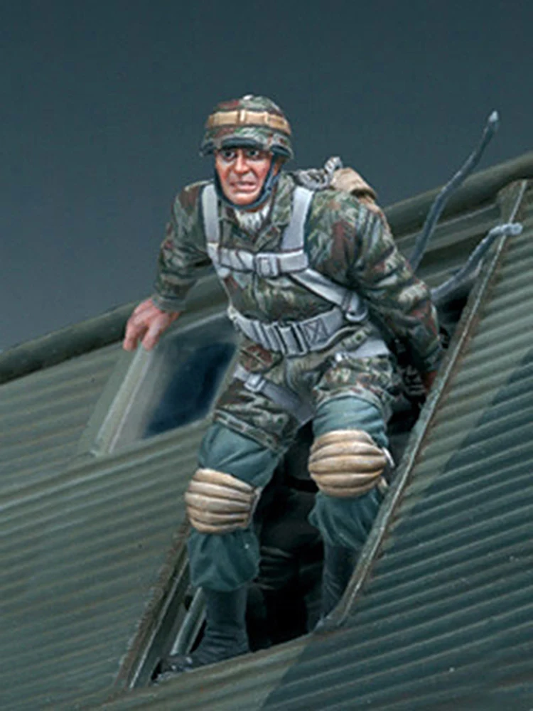 Resin-Figure-1-32-modern-Paratroopers-include-scene-Model-Unassambled ...