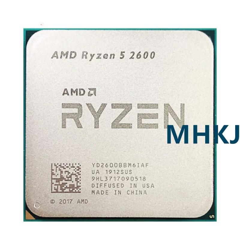 Amd Ryzen 5 2600 R5 2600 3.4 Ghz Six-core Twelve-thread 65w Cpu Processor Yd2600bbm6iaf Socket ...
