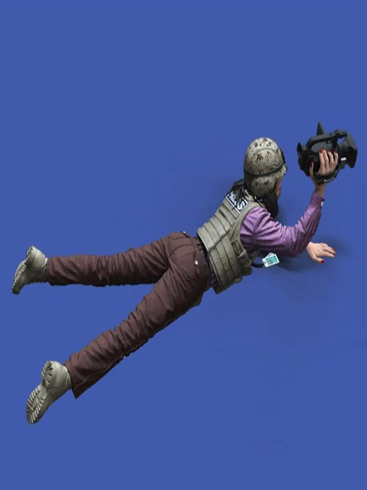 Unassambled-1-35-modern-War-Reporter-soldier-figure-Resin-figure ...