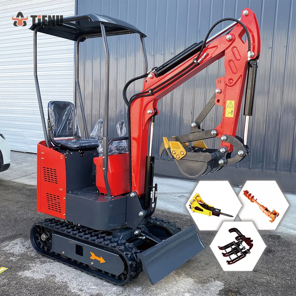 Limited time 1.2Ton 1.5Ton 2Ton Mini Excavator Hydraulic Crawler Small ...