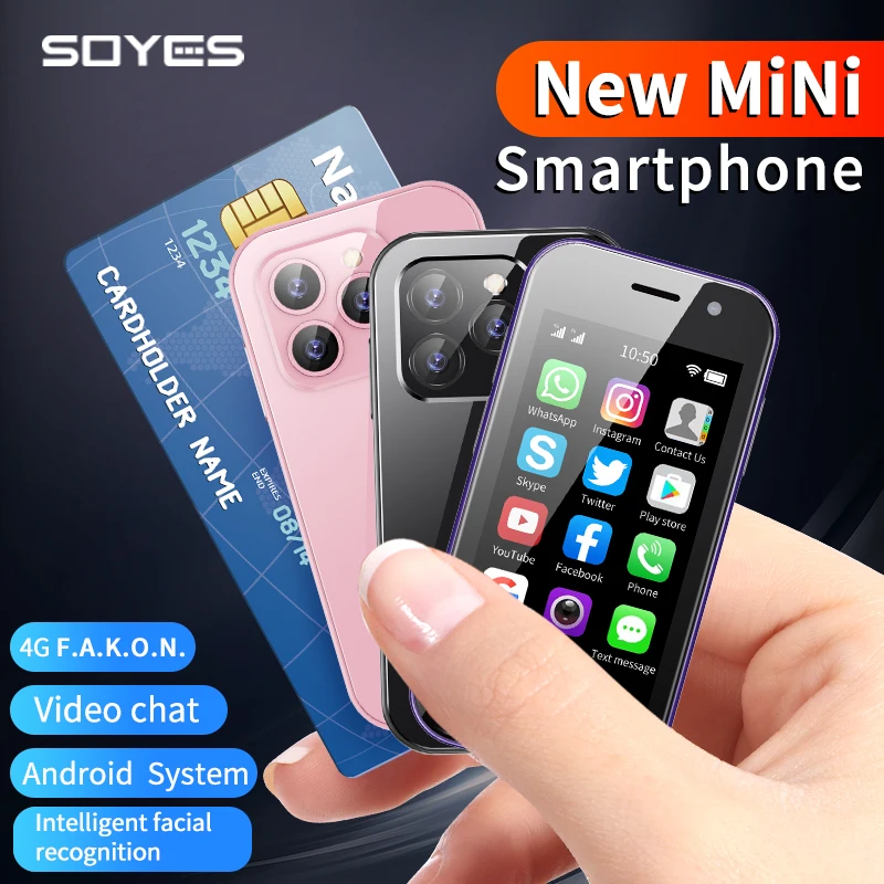 SOYES-XS14-Pro-Mini-Smartphone-Android-4G-3GB-64GB-2600mAh-Face ...