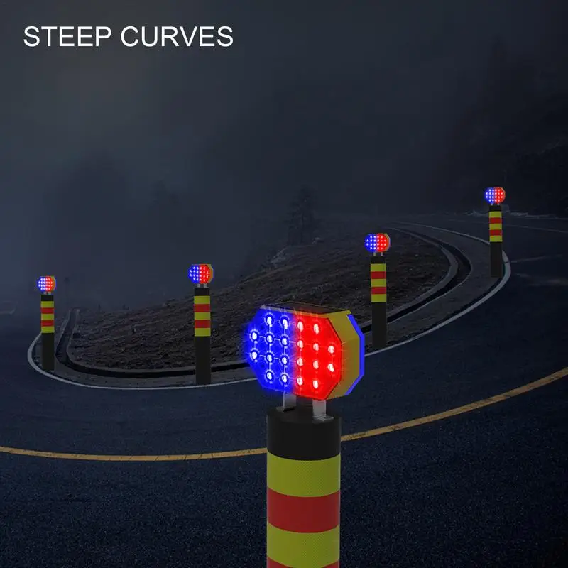 Solar-Strobe-Light-Red-Green-Traffic-Light-LED-Road-Flares-Solar-Energy ...