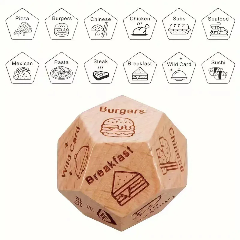 Food-Decides-Dice-12-Sides-Date-Night-Dice-Couple-Gift-Ideas-Him-and ...