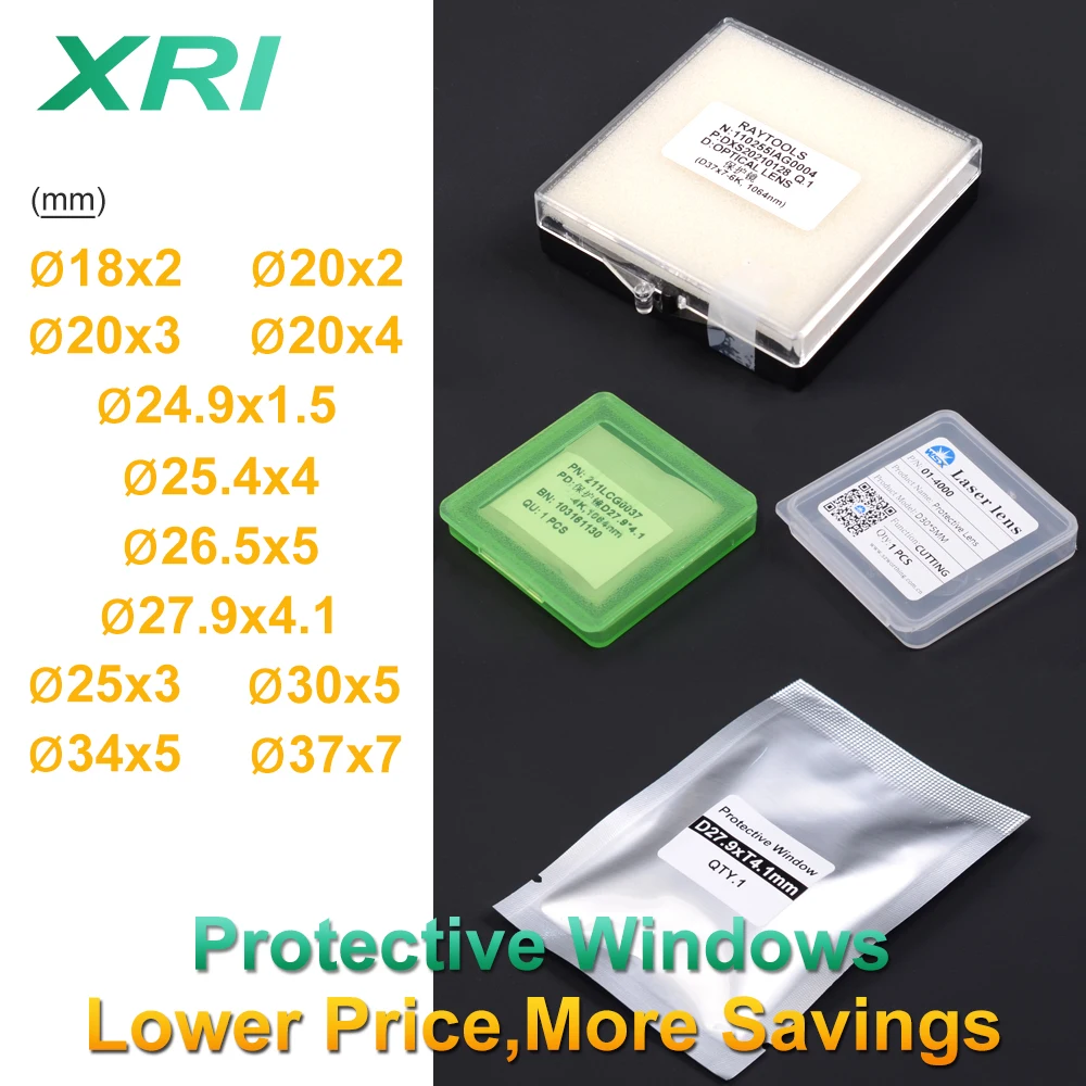 Fiber Laser Protection Window Lens Protective Windows Dia18/20/24.9/27 ...