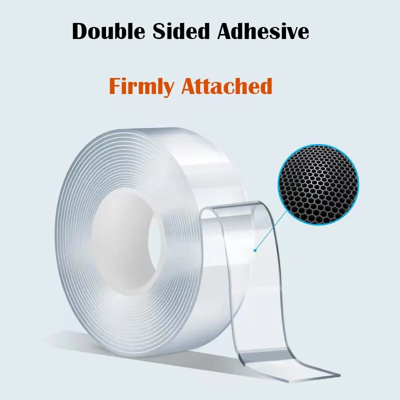 2pcs 3M Nano Double Sided Tape Transparent Waterproof Wall Sticker ...