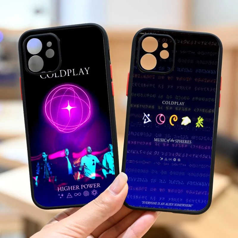 Rock Coldplay Band Phone Case For Iphone 12 11 13 Pro Max X Xr Xs ...