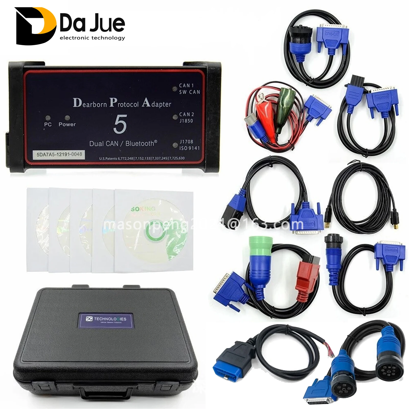 New-BT-USB-Dpa5-Dearborn-Protocol-Adapter-5-Heavy-Duty-Truck-Scanner-CN ...