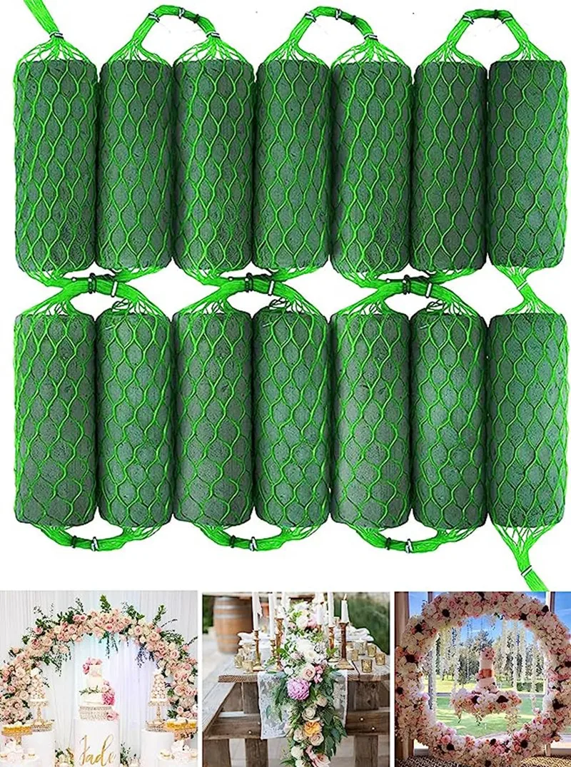 14pcs-Wedding-Aisle-DIY-Craft-Floral-Set-Dry-Wet-Floral-Foam-Blocks-for ...