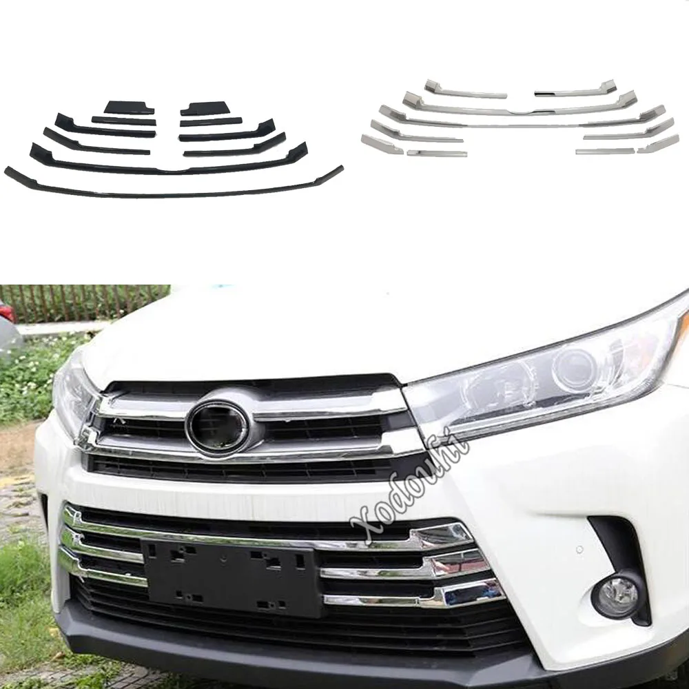 Car Body Cover Racing Engine Trim Front Bumper Grid Grill Grille Frame ...