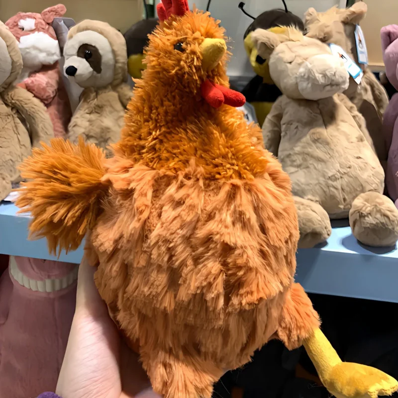 23cm-Simulation-Chicken-Cute-Stuffed-Animal-Doll-Furry-Chicken-Doll-Kid ...
