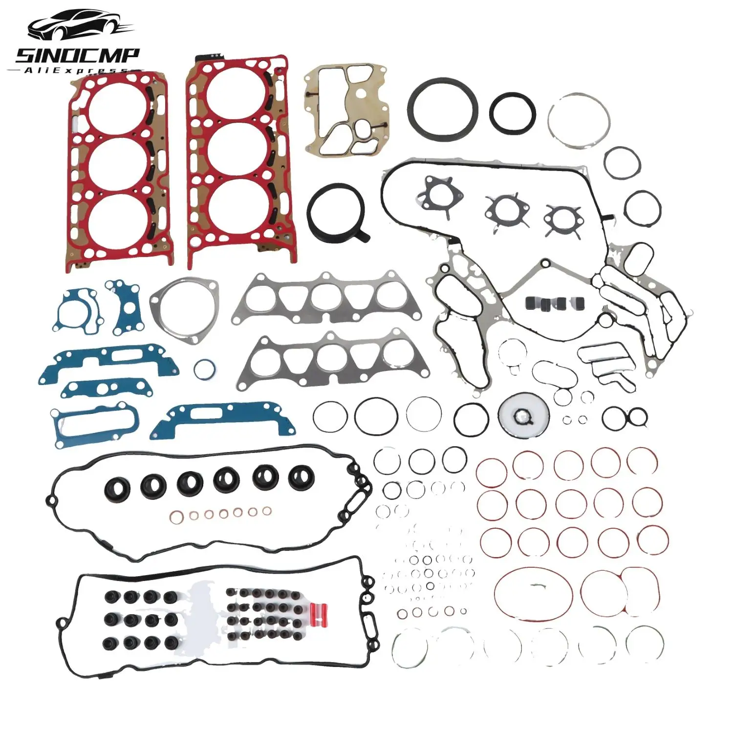1Set Engine Rebuild Gasket Seals Kit 059103148AK 059103161AQ ...