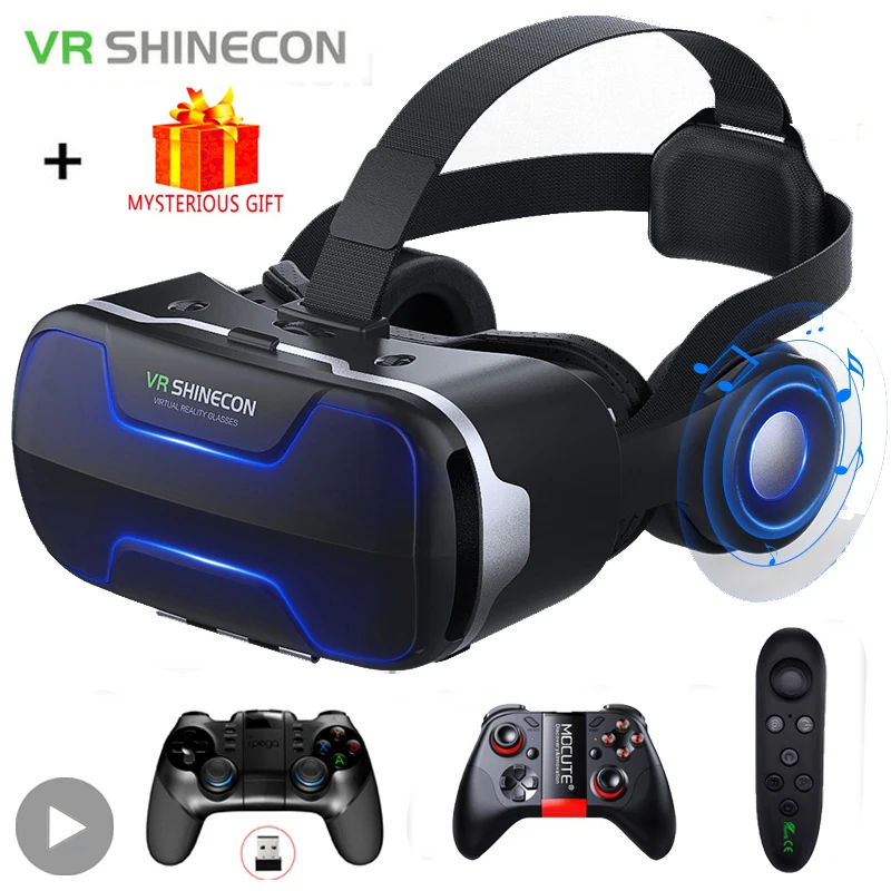 Vr Shinecon 3 D Casque Viar 3d Glasses Virtual Reality Headset Helmet Goggles Augmented Lenses ...