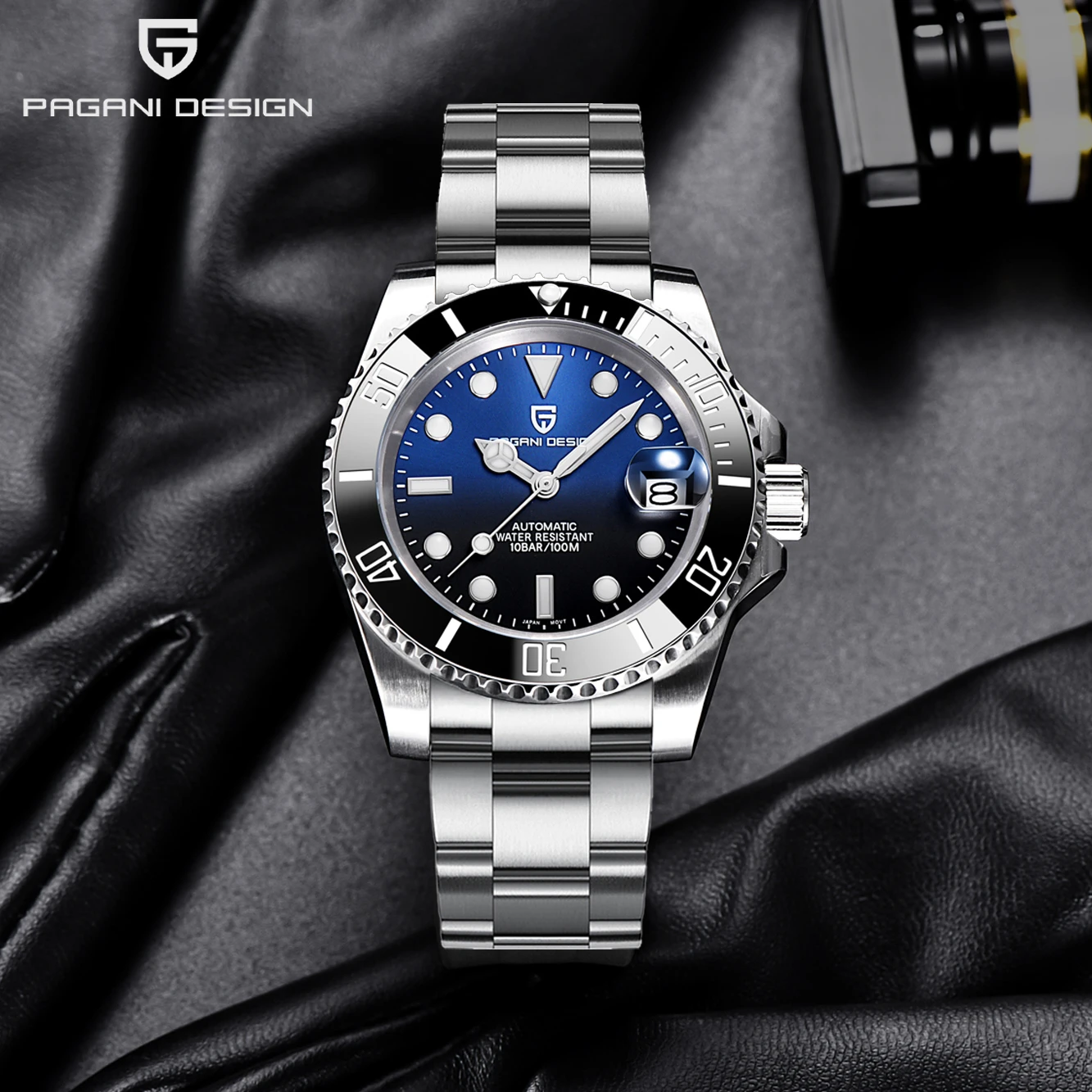 Pagani Design 2023 Pilot 40mm Japan NH35 Men Automatic Mechanical Watch ...