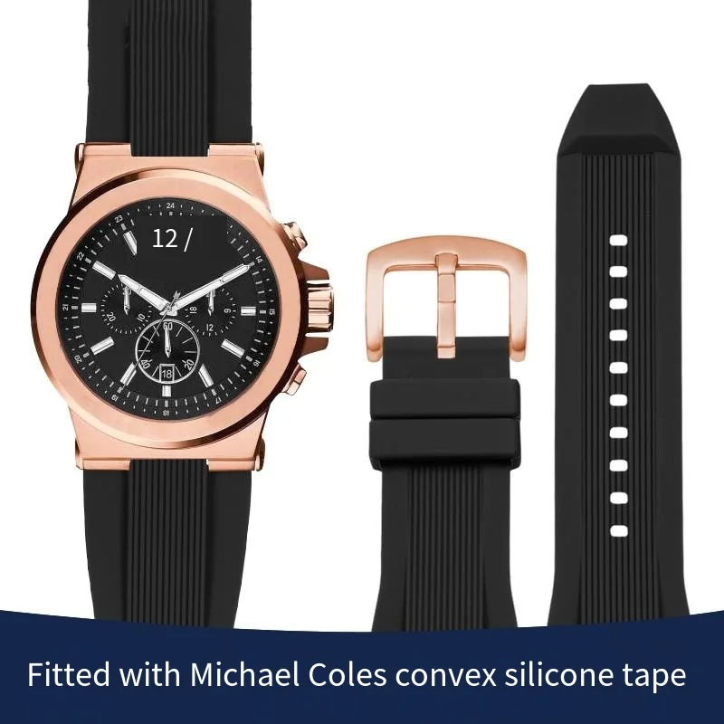 Silicone-Watch-Band-for-Michael-Kors-MK8184-MK8729-MK9020-MK8152-MK9020 ...