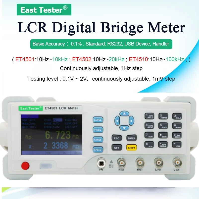 East-Tester-Benchtop-LCR-Meter-Precision-Digital-Lab-Tester-for ...