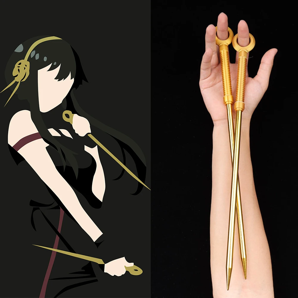 Yor-Forger-Cosplay-Weapon-Props-3D-Print-Light-Gold-New-Version-Spy-X ...