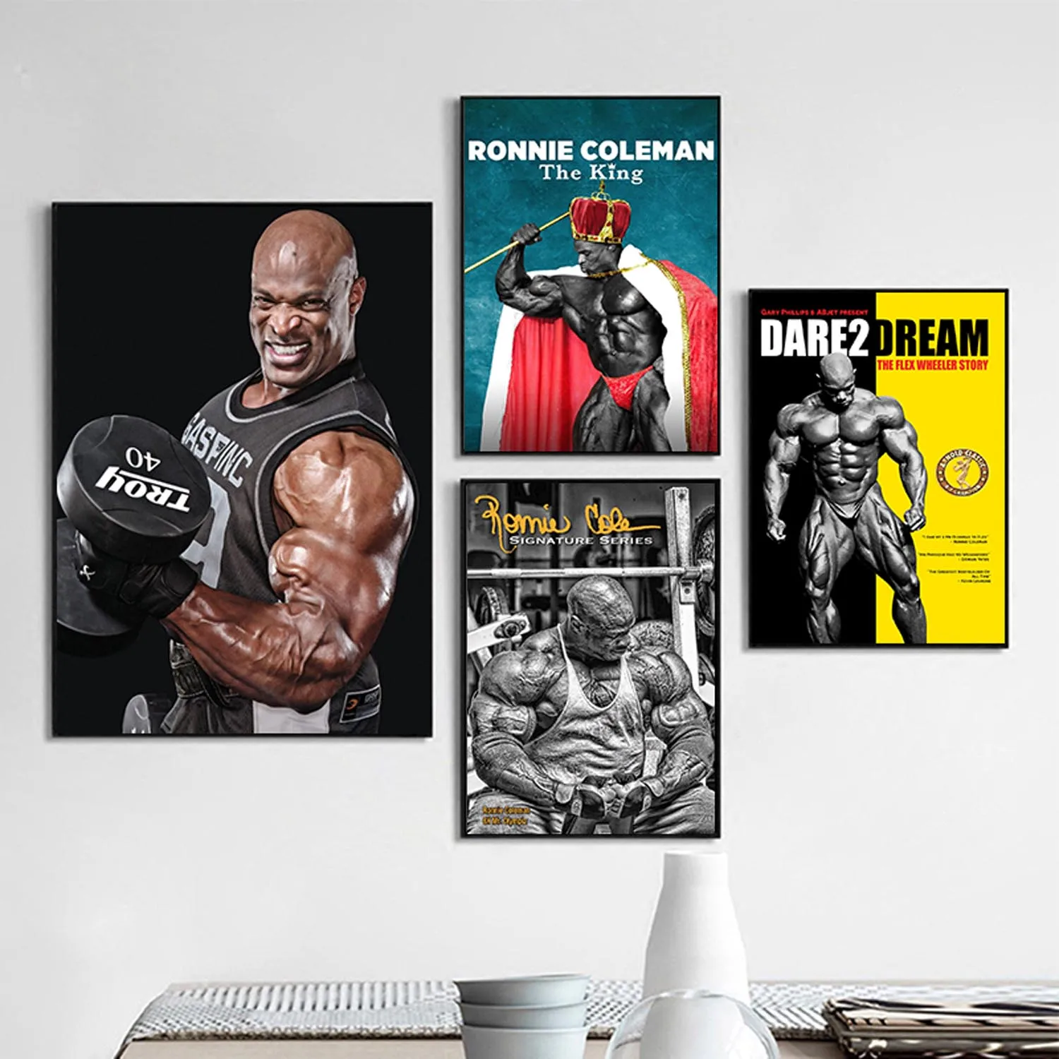 Ronnie Coleman Vs Jay Cutler Poster