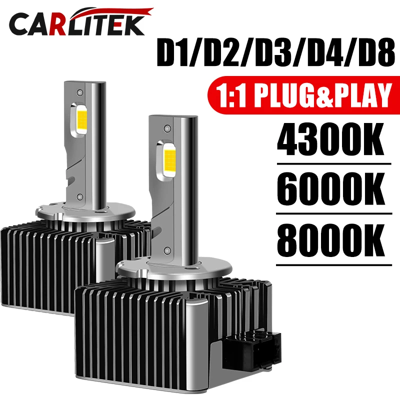 4300K D1S D2S D3S D4S D Series CANbus LED Plug&Play D5S D8S D3R D1R D2R ...