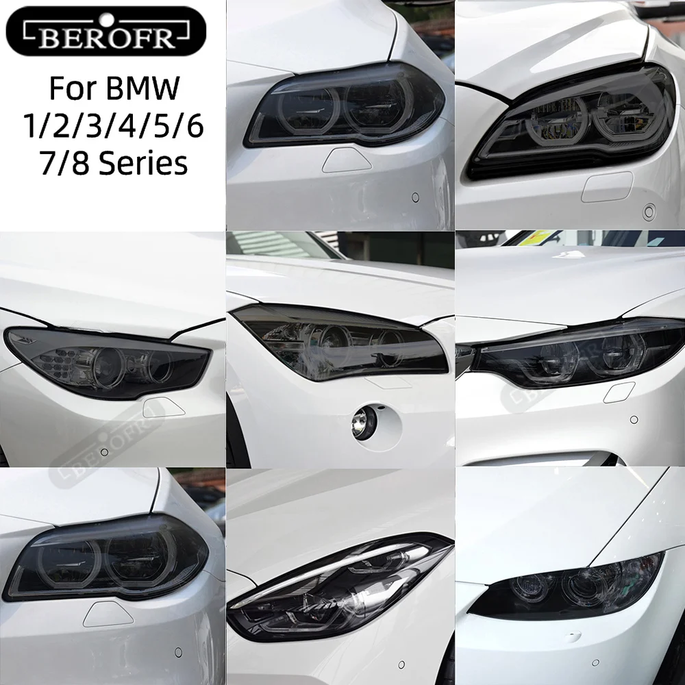 Car-Headlight-Tint-Smoked-Black-Protective-Film-TPU-Sticker-For-BMW-F30 ...