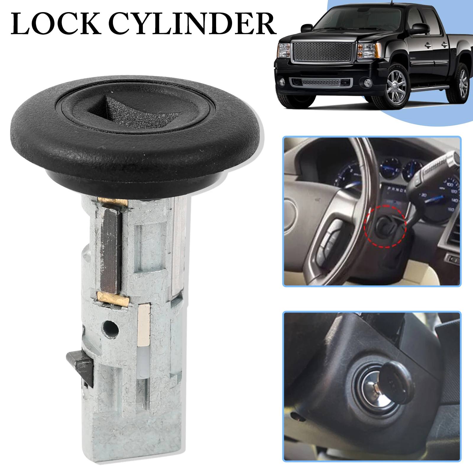 Ignition-Lock-Cylinder-For-GMC-Chevy-Silverado-Avalanche-S10-Suburban ...