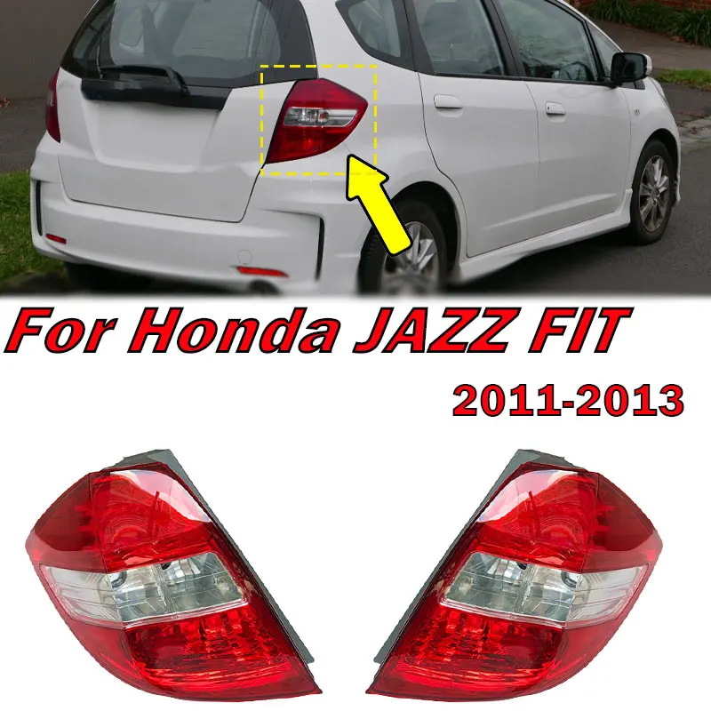 For-Honda-JAZZ-FIT-Hatchback-2011-2012-2013-Tail-Light-Rear-Bumper ...