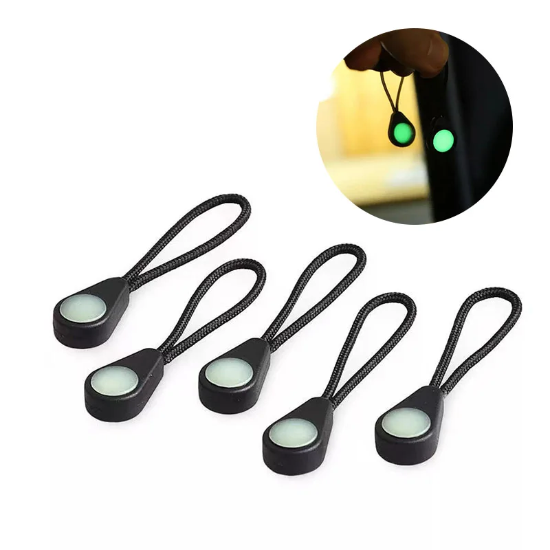 5-10pcs-Luminous-Zipper-Pullers-Glow-In-The-Dark-Night-Outdoor-Camping ...