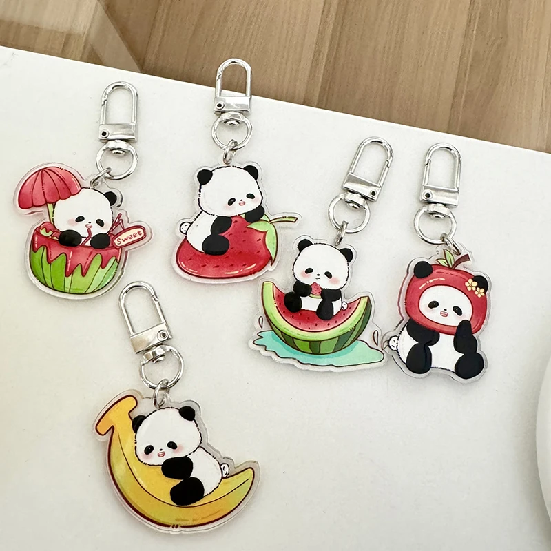 1PCS-Cute-Panda-Key-Chain-Animals-Ins-Keychain-Earphone-Schoolbag ...