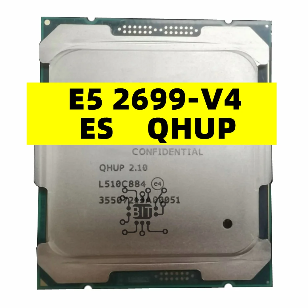 Intel Xeon cpu ES versão QHUP E5 2699V4 E5 2699 V4 LGA2011 3 E5 2699 V4 ...
