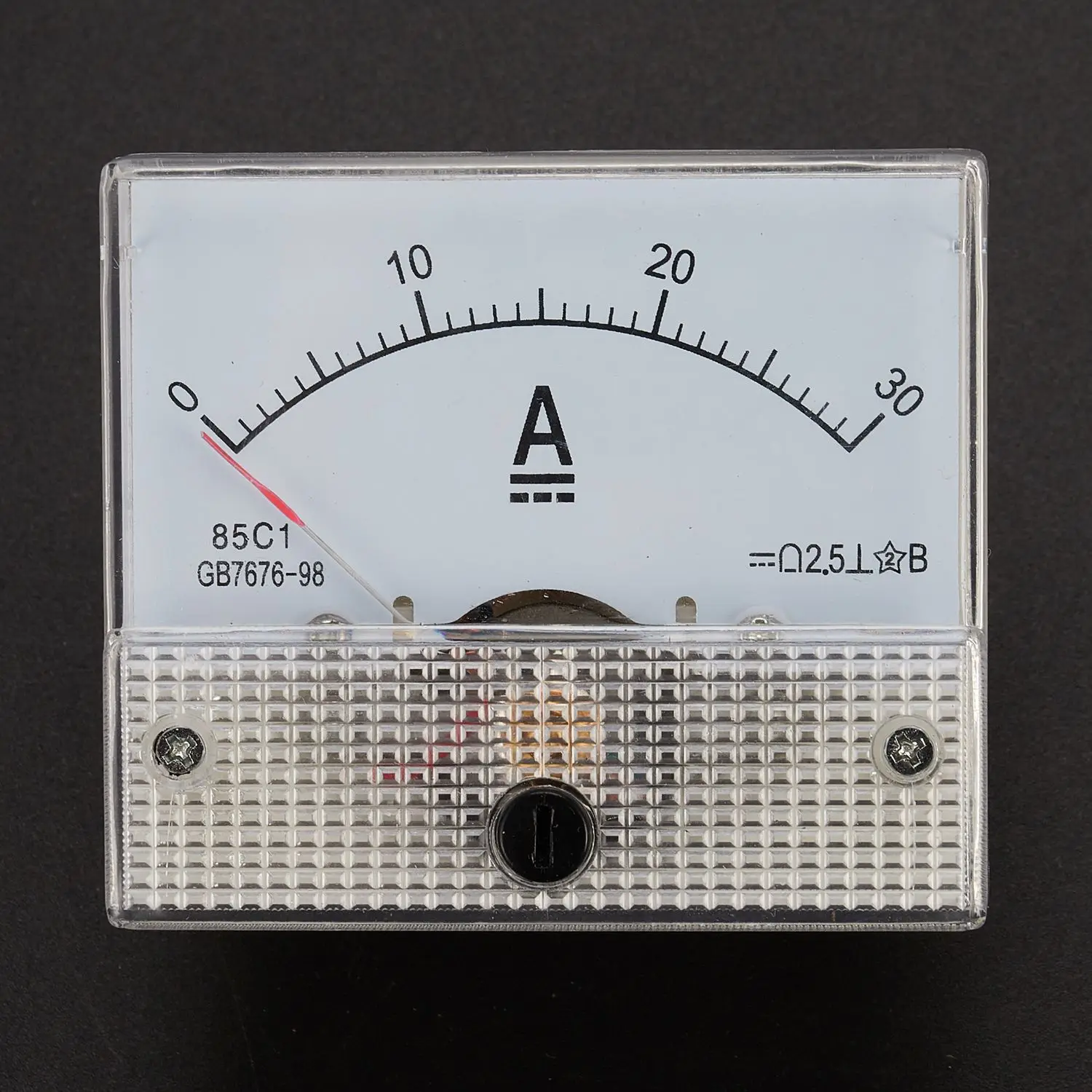 85C1-A-Dc-Analog-Ampere-Meter-Panel-Meter-Gauge-30A-Amp-Gauge-Current ...
