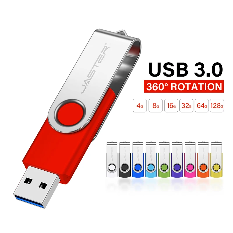 JASTER-unidad-Flash-USB-3-0-giratoria-de-colores-memoria-extra-ble-de ...