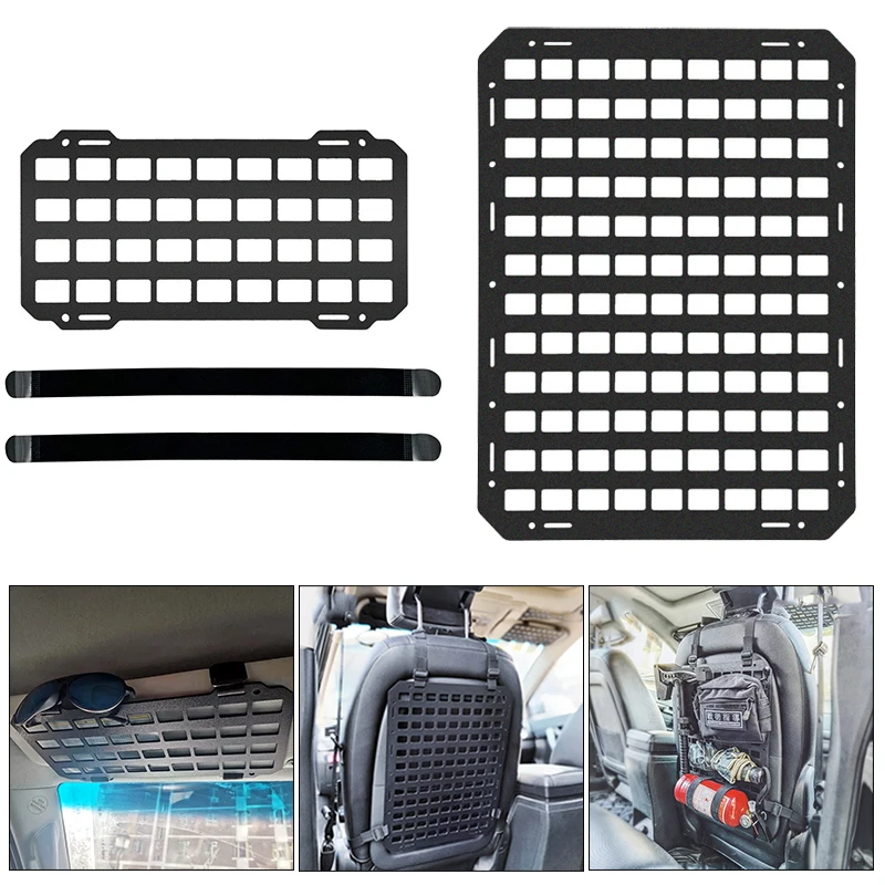 Vehicle-Rigid-MOLLE-Panel-for-Car-Visor-Headrest-Seat-Back-Organizer ...