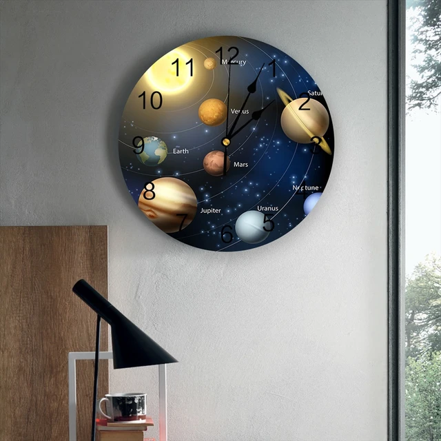 Solar System Wall Clock