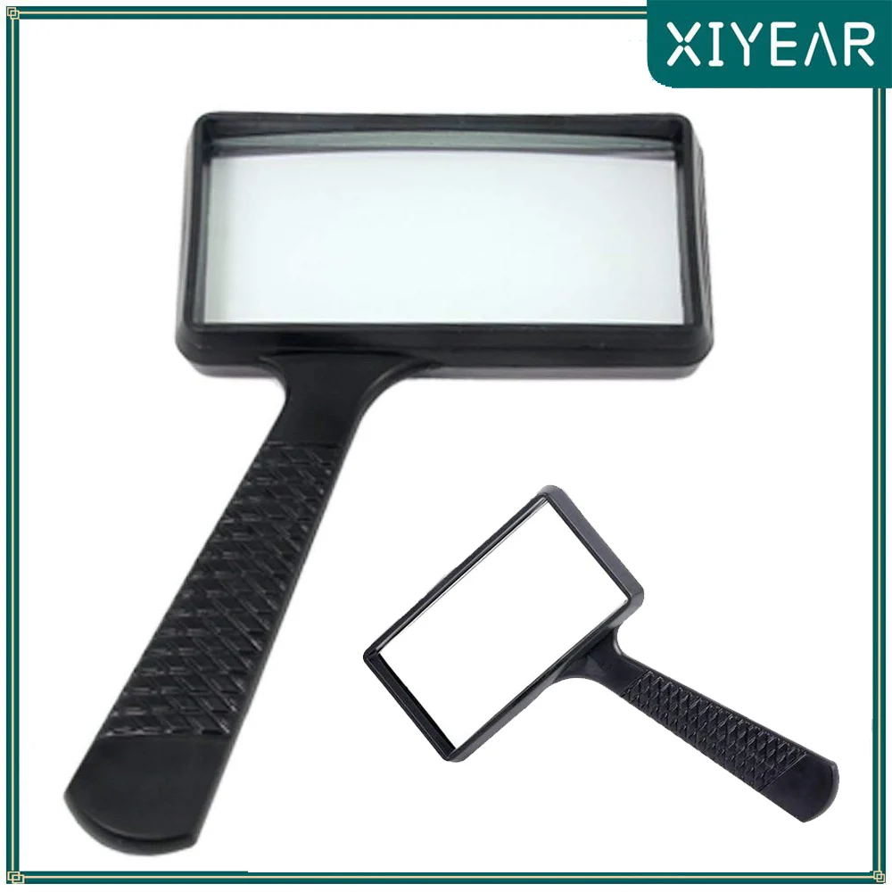 Ultra-Large-Rectangular-Hand-held-Magnifier-3X-Magnification-Scratch ...