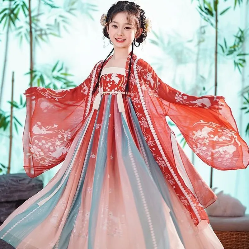 Chinese-Style-Hanfu-Red-Cosplay-Costumes-Dresse-For-Girl-Stage-Wear ...