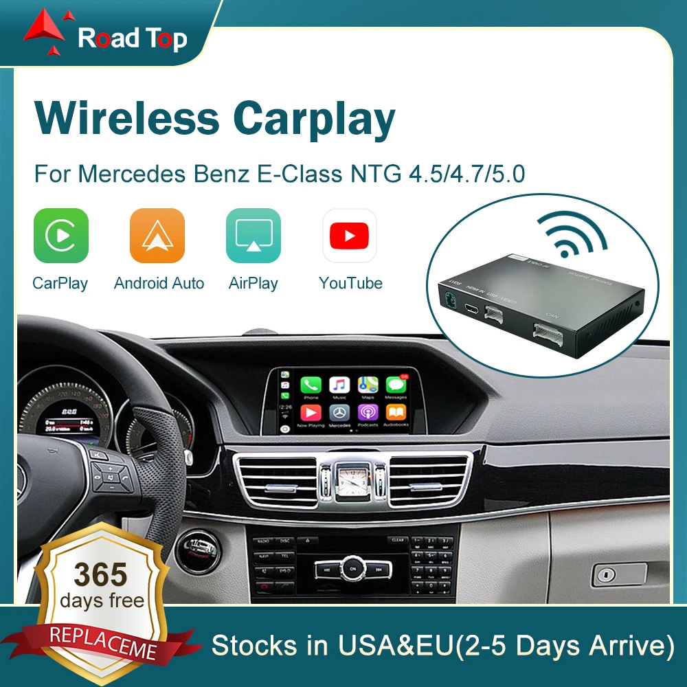 Wireless CarPlay for Mercedes Benz E Class W212 E Coupe C207 2012 2016 ...