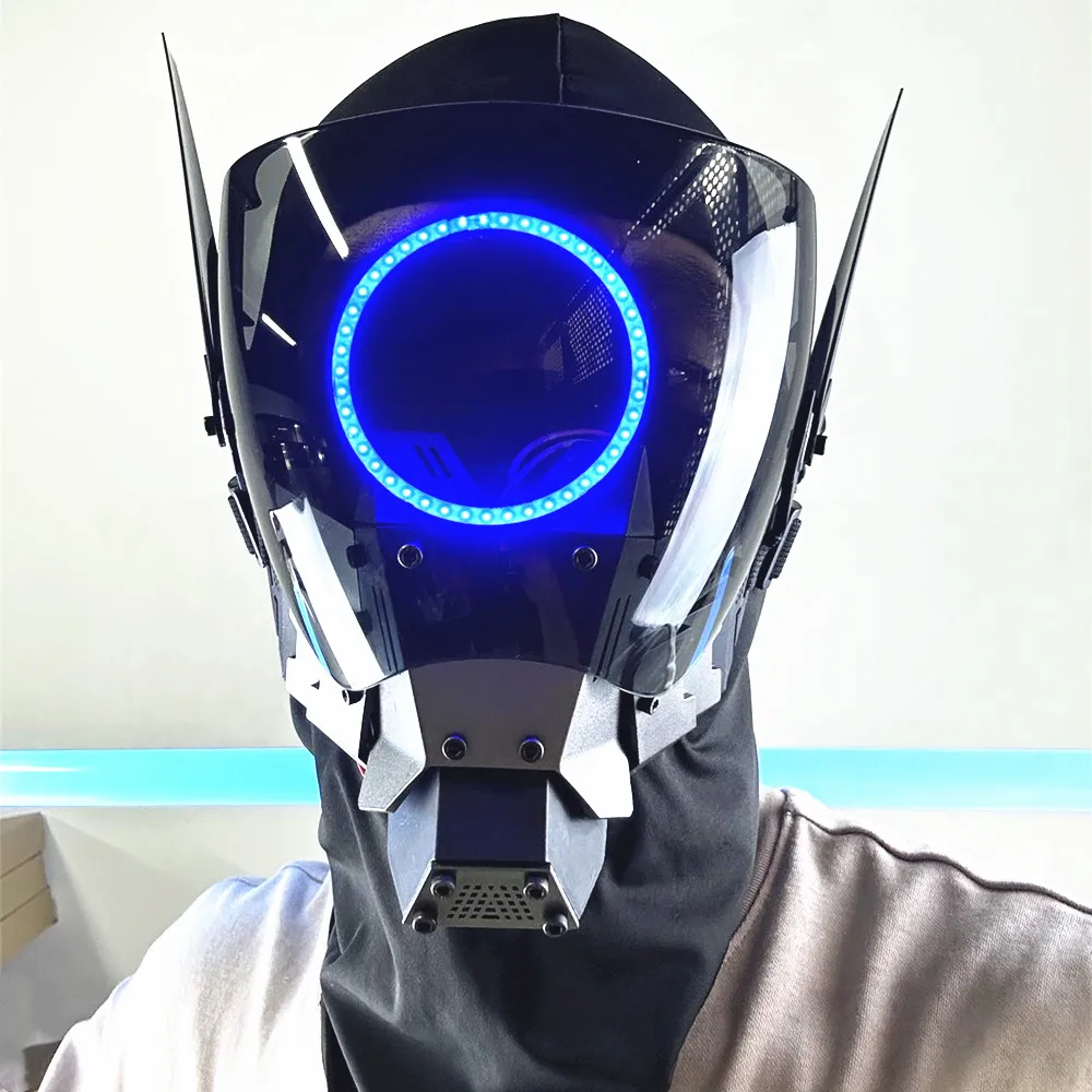 Cyber-punk-Mask-Helmet-Full-Face-Mask-Cosplay-Airsoft-Tactical-Hunting ...
