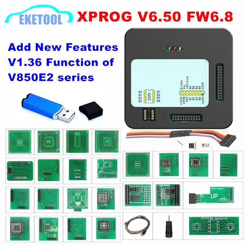 Xprog V6.50 V6.26 Add V850e2 Series V5.55 Xprog Box Ecu Programmer Add ...