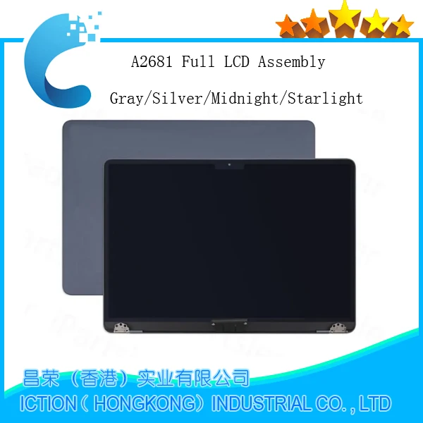 Laptop New LCD for Macbook Air Retina 13.6" M2 A2681 Full LCD Screen ...