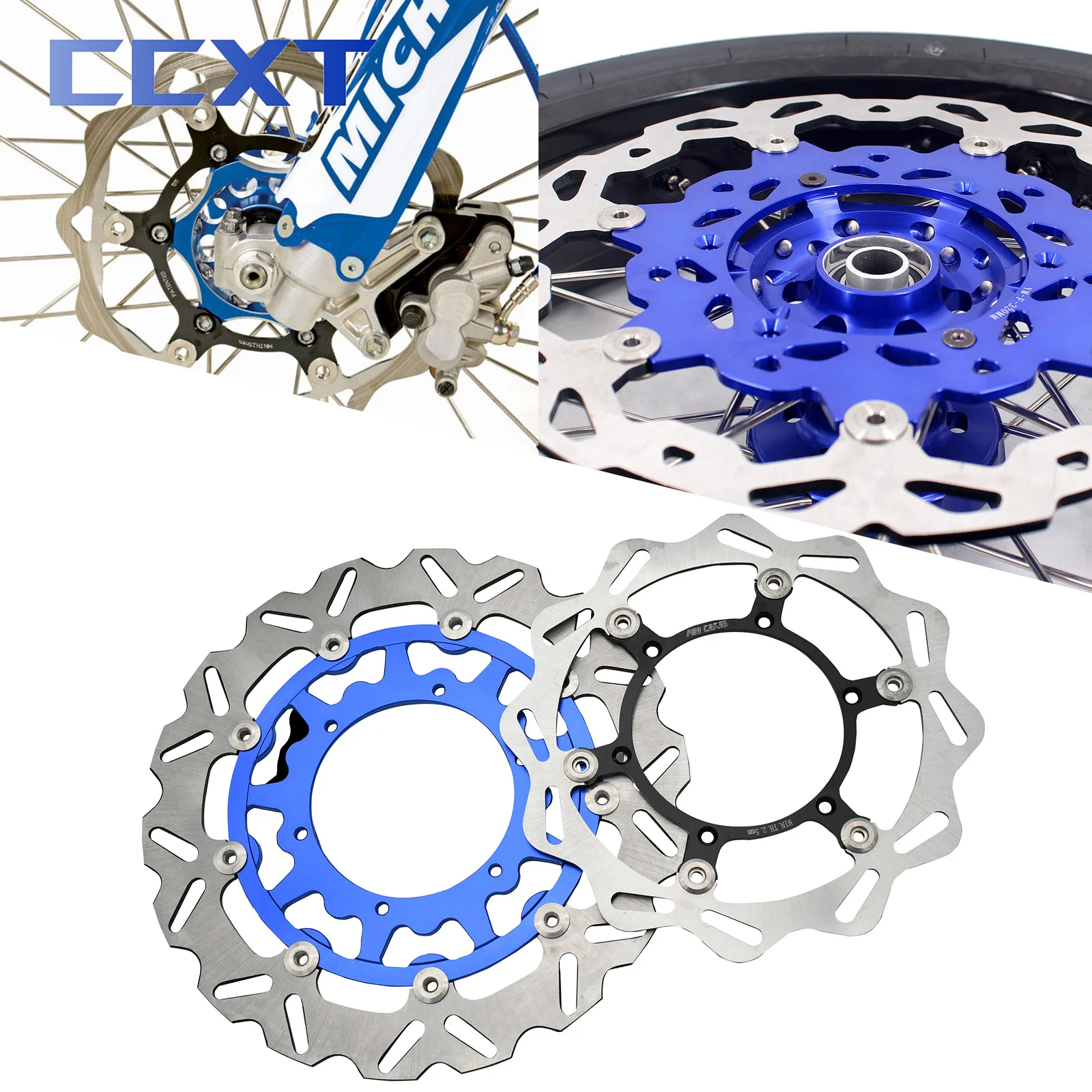 270mm-320mm-Motorcycle-Front-Floating-Brake-Disc-Rotor-Disk-For-Yamaha ...