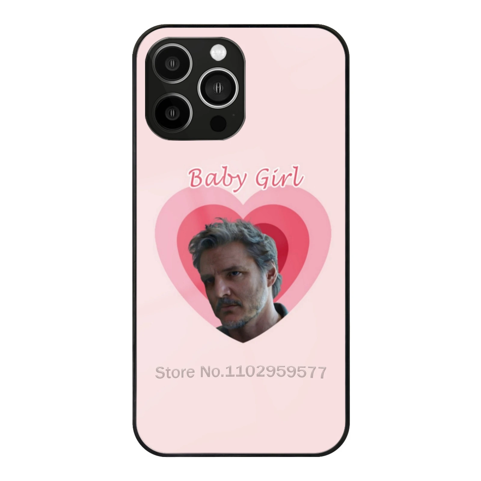 Pedro-Pascal-Baby-Girl-Glass-Phone-Case-For-Iphone-15-14-11-12-13-Pro ...
