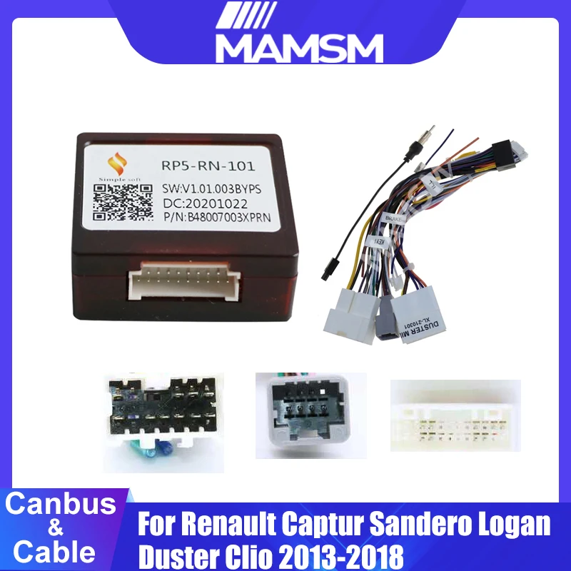 Android-Car-Radio-Multimedia-Canbus-box-Adaptor-For-Renault-Captur ...