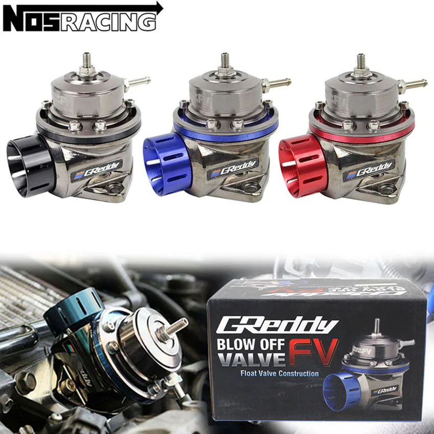 Greddi-FV-BOV-Car-Racing-Blow-Off-Valve-Aluminum-High-Quality-Red-Blue ...