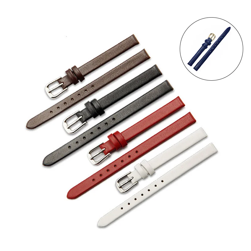Correa-de-reloj-de-cuero-para-hombre-y-mujer-pulsera-Multicolor ...